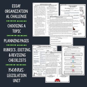 Argumentative Writing for Middle School - ELA Buffet