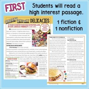 RACES Paragraph Frames Practice DIGITAL & EDITABLE - ELA Buffet